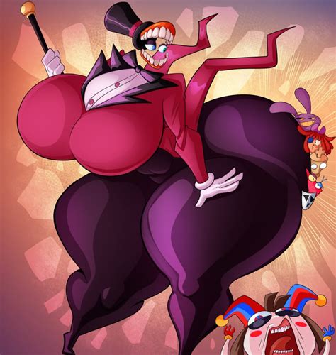 rule 34 2023 2d 2d artwork 2d artwork big ass big breasts big thighs black pants bow tie