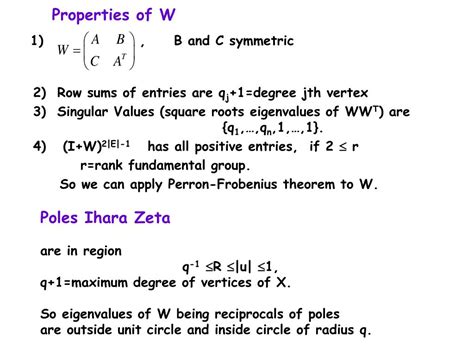 ppt what is the riemann hypothesis for zeta functions of irregular graphs powerpoint
