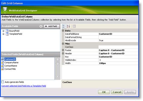 column resizing infragistics asp™ help