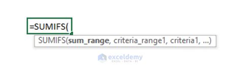 how to use sumifs function in excel 6 handy examples exceldemy
