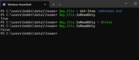 powershell how to remove readonly attribute on file collecting wisdom