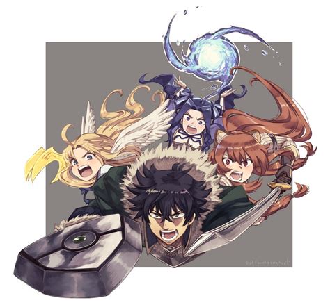 Raphtalia Iwatani Naofumi Filo And Melty Q Melromarc Tate No Yuusha No Nariagari Drawn By