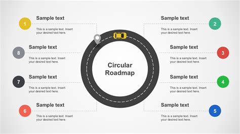 Circular Roadmap For PowerPoint