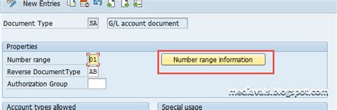 DOCUMENT TYPES AND NUMBER RANGE Sap Fico
