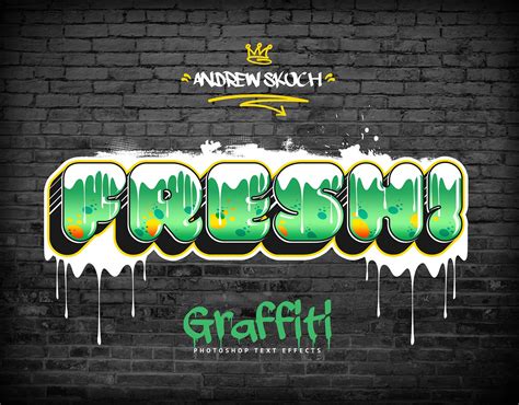 Graffiti Text Effects 10 PSD Vol 3 Ad Effects Ad Text