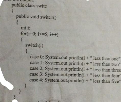 predict output of following code