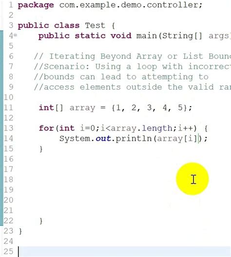 ArrayIndexOutOfBoundsException In Java Iterating Beyond Array Or List