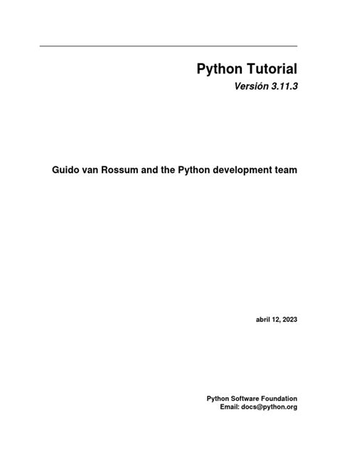 guia python pdf python lenguaje de programación lenguaje de programación