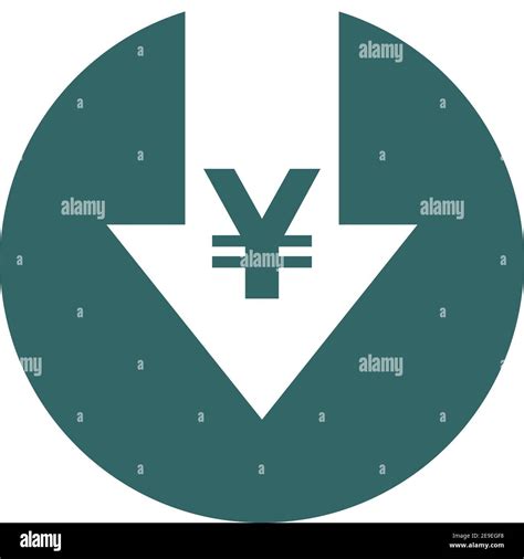 Cost Reduction Decrease Icon Vector Symbol Image Isolated On