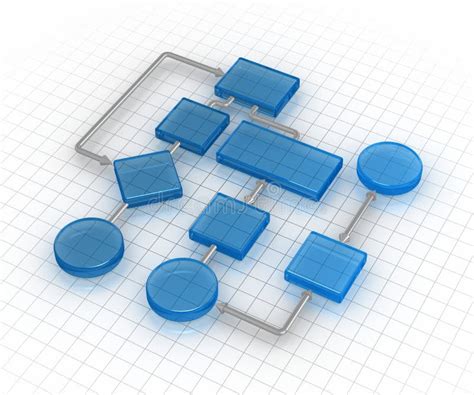 Flow Chart Stock Vector Illustration Of Computer Flow 31982744