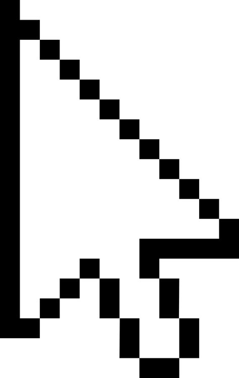 Pixel Cursor Arrow Transparent PNG StickPNG