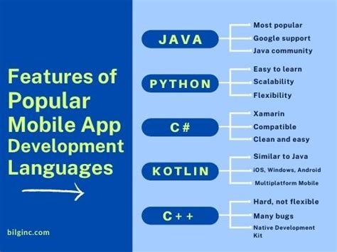 TOP 5 PROGRAMMING LANGUAGES FOR MOBILE APP DEVELOPMENT