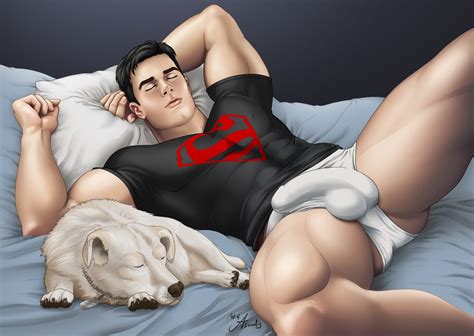 Rule 34 Actor Asmodis Artist Big Bulge Boner Bulge Celebrity Conner Kent Dc Dc Comics Erect