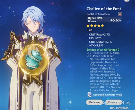 Nice Artifact For Ayato Genshin Impact Hoyolab