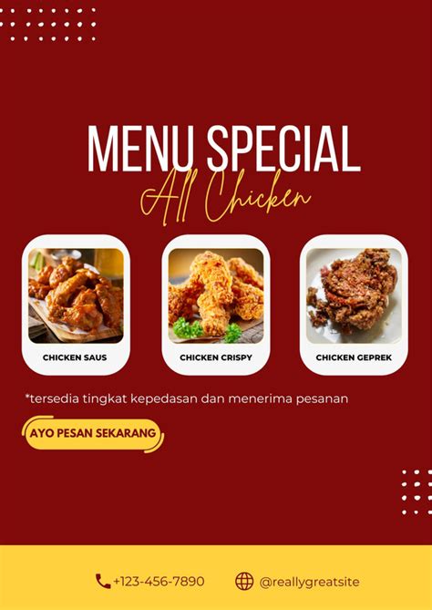 Contoh Poster Iklan Profesional Gratis Canva