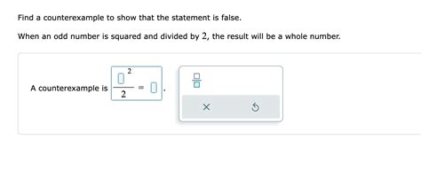 solved find a counterexample to show that the statement is