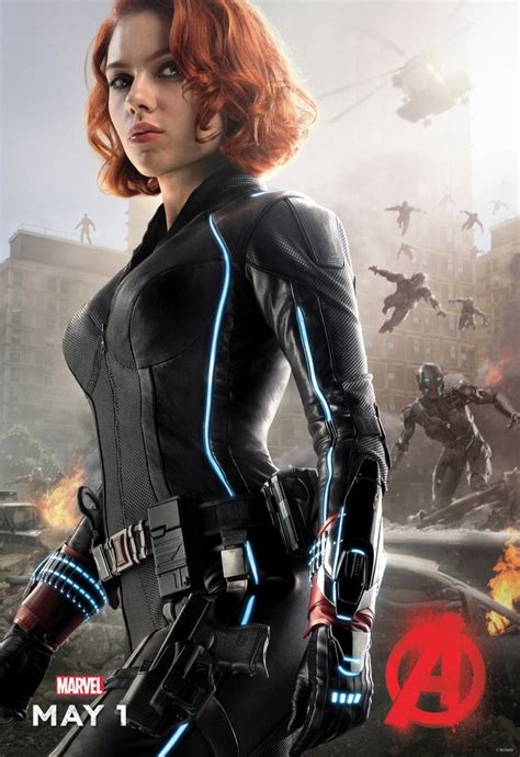 Avengers Age Of Ultron” Poster With Black Widow