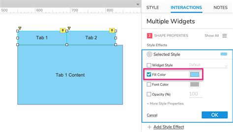 Tab Menu Tutorial Axure Docs