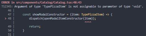 redux toolkit Ошибка в typescript argument of type typepizzaitem is not assignable to