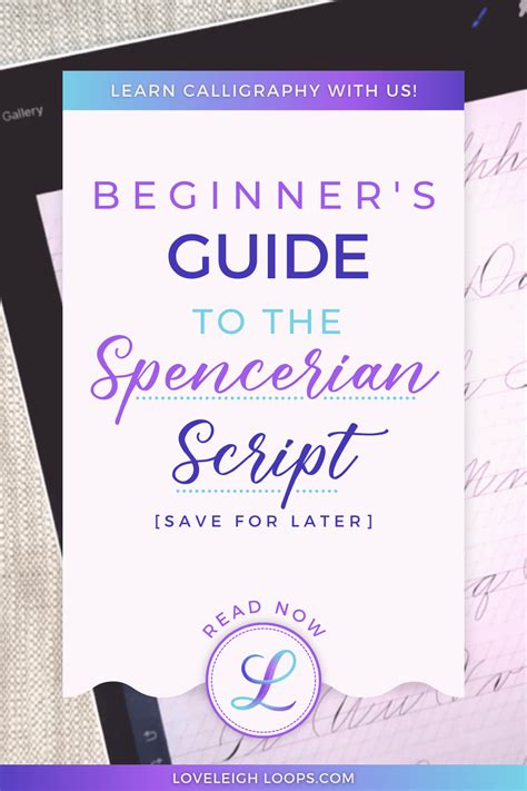 Beginner S Guide To The Spencerian Script Tutorial Loveleigh Loops