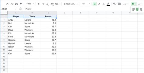 How To Create A Table In Google Sheets Step By Step