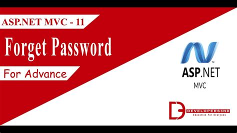 advance asp mvc in urdu hindi forget password in asp mvc part 11 developers3nd