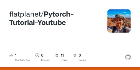 GitHub Flatplanet Pytorch Tutorial Youtube