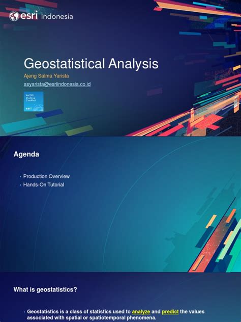geostatistical analysis pdf arc gis cross validation statistics