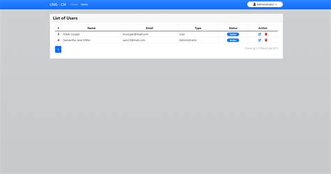 simple user management system in php codeigniter 4 free source code sourcecodester
