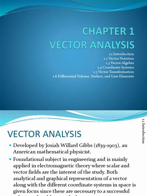 a282 chapter 1 vector analysis pdf euclidean vector coordinate system