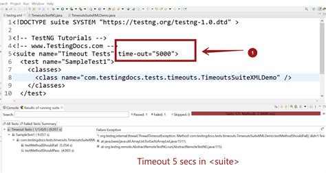 how to test method timeouts in testng