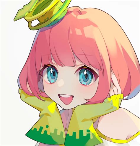 Safebooru 1girl Bangs Bare Shoulders Blue Eyes Commentary Face Fingerless Gloves Gloves Hat
