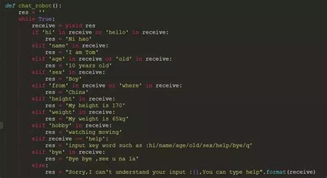 怎样用python写了一个智能机器人来聊天 编程语言 亿速云
