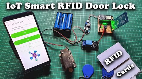 iot smart rfid door lock system using nodemcu esp8266 youtube