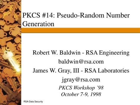 ppt pkcs 14 pseudo random number generation powerpoint presentation id 3220516