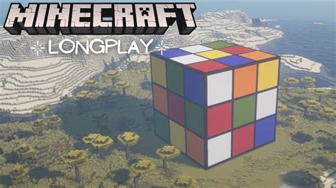 Minecraft Hardcore Longplay Relaxing Adventure Building A Giant Rubiks Cube No Commentary