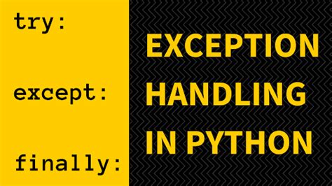 python try and except statements how to handle exceptions in python