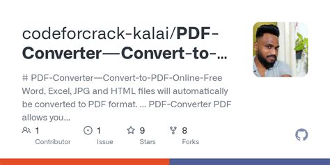 GitHub Codeforcrack Kalai PDF Converter Convert To PDF Online Free