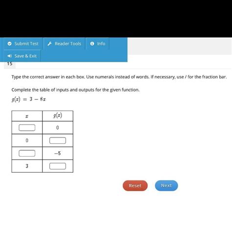 type the correct answer in each box use numerals instead of words if necessary use for the