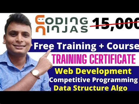 Coding Ninja Free Courses Industrial Certification Learn DSA Web