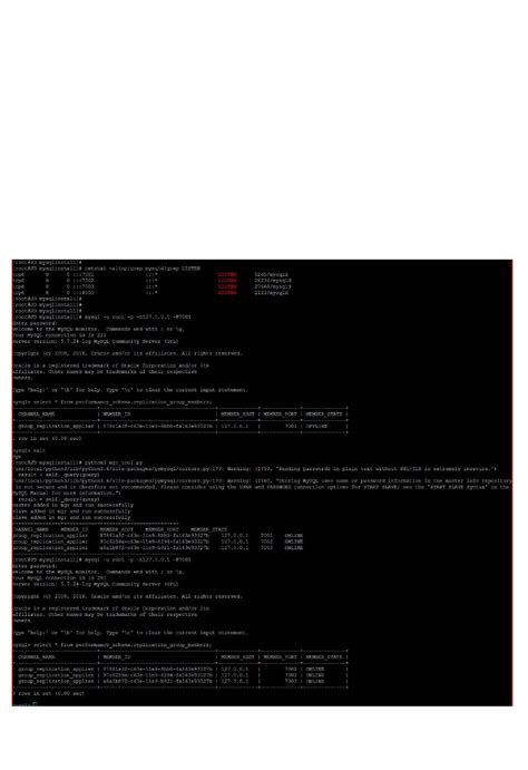 MySQL MGR集群单主模式的自动化搭建和自动化故障修复 MSSQL123 博客园 pdf 墨天轮文档
