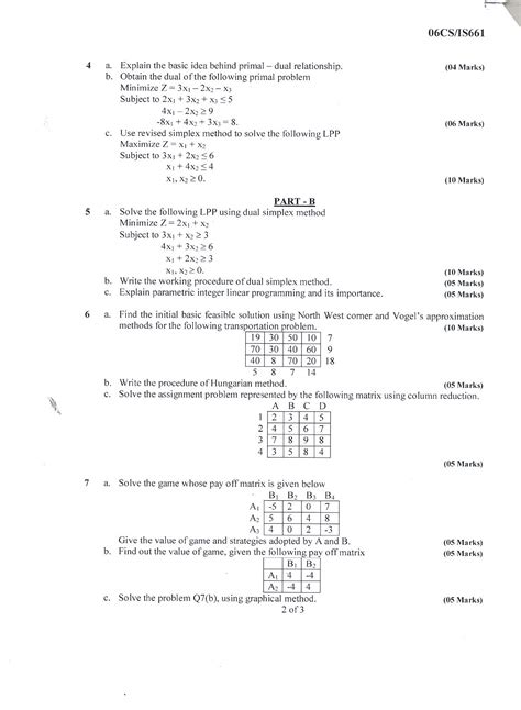 operations research lecture notes vtu 2023 2024 eduvark