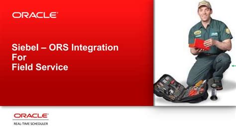 siebel oracle real time scheduler integration ppt