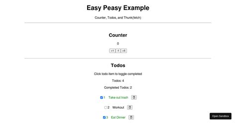 easy peasy example multiple models codesandbox