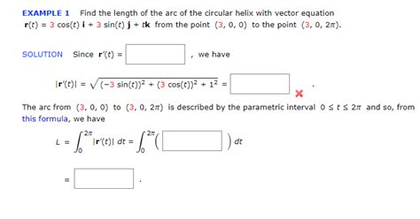 solved example 1 find the length of the arc of the circular