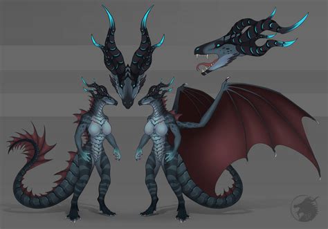 Female Anthro Dragon Auction Closed By Lordpuffballadopts On Deviantart