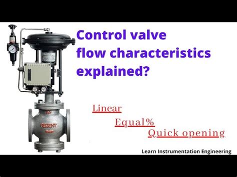 How Control Valve Flow Characteristics Work Learn Instrumentation