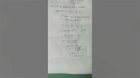 8th class maths chapters 2 linear equation in one variable exercise 2 5 q no 3 youtube