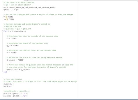 solved problem 5 simulating dynamical systems in matlab