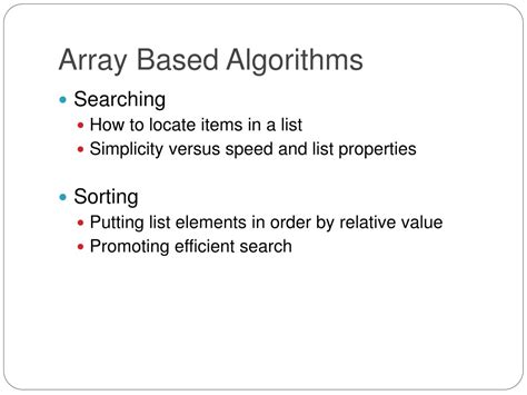 PPT Array Data Structures Algorithms PowerPoint Presentation ID
